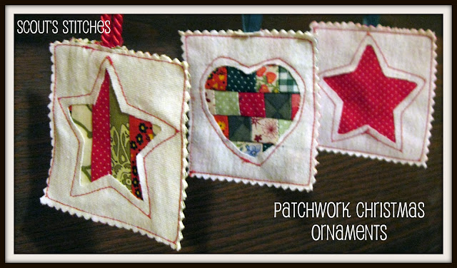 All The Joy: Patchwork Christmas Ornaments