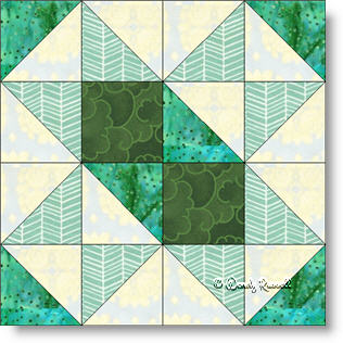 Patchwork Square Blog: Chisholm Trail quilt block