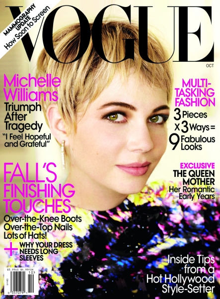 GOOSHNESS: Michelle Williams for Vogue US October 2009 by Mario Testino