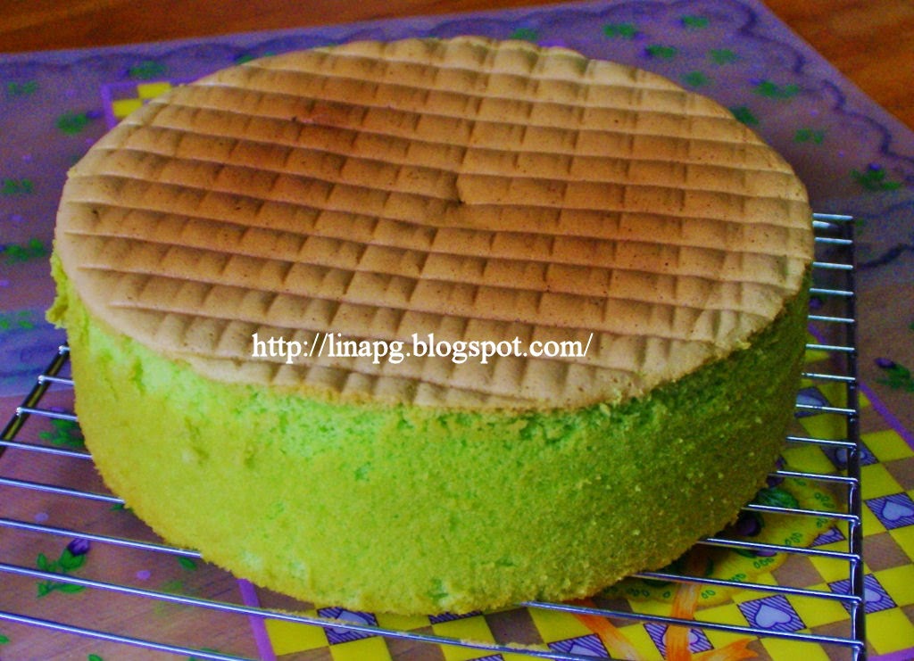 Resepi Kek Span Dan Kastad Pandan - TERATAK MUTIARA KASIH