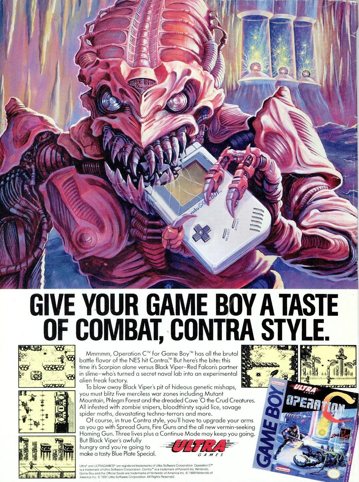 Ads from the Past 215: Operation C (Game Boy)