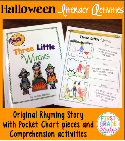 Halloween Literacy Activities for 1st Grade