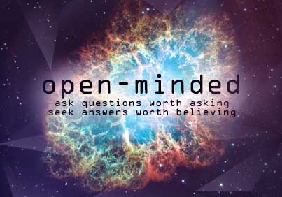 my thoughts...: You're not Open-Minded