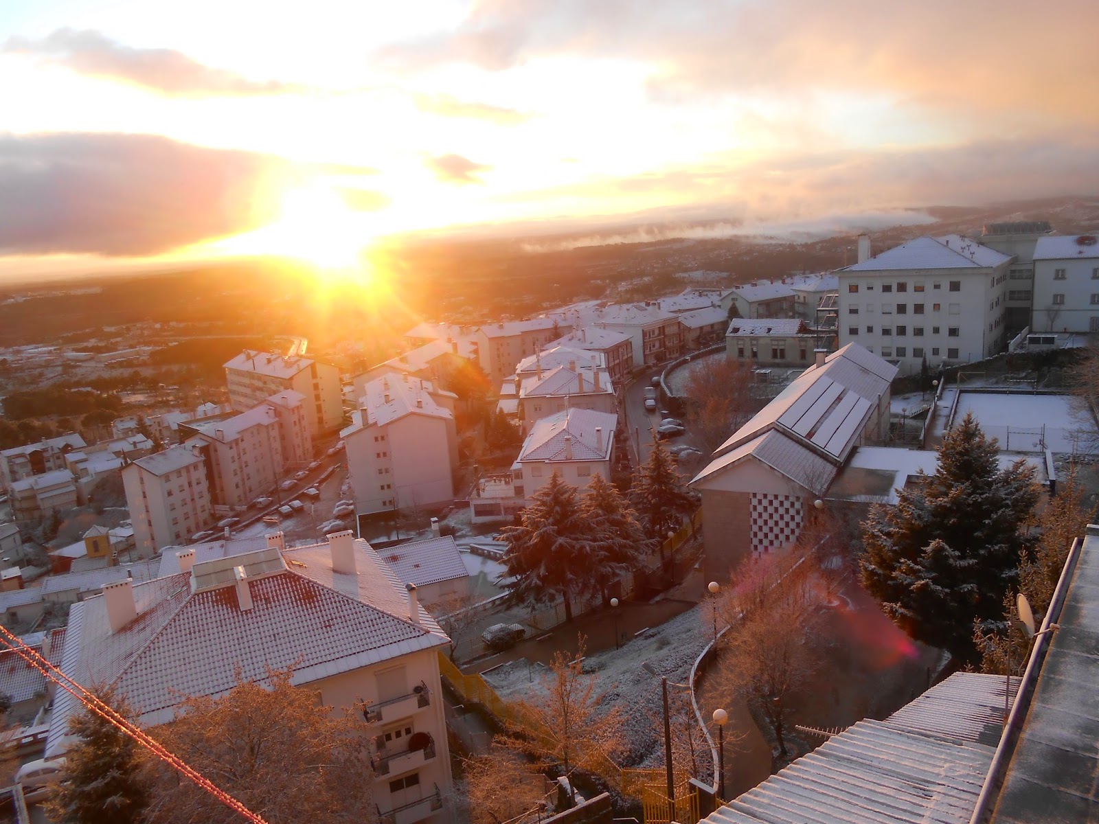 VILA MENDO-vila fernando-guarda: Neve na Guarda