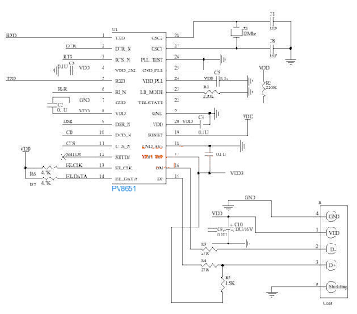 NTE Electronics Circuit: USB TO RS 232
