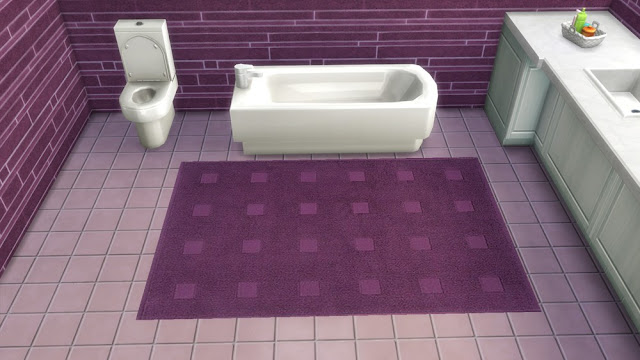 Corporation "SimsStroy": The Sims 4. Rugs "Ikea" set 18 for bathroom