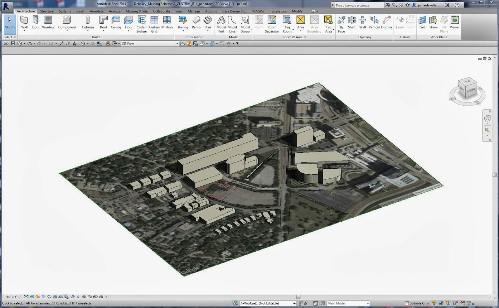 Phil-osophy in BIM: Master Planning in Revit with Google Earth Image