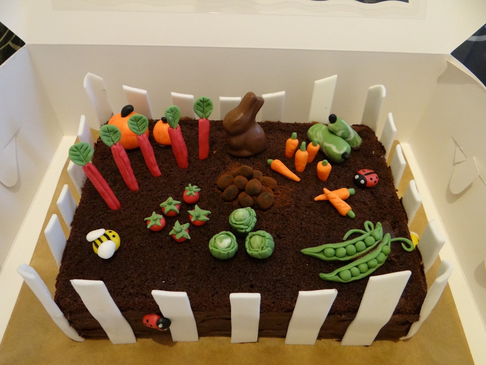 the wonders of cake...: Allotment Birthday Cake