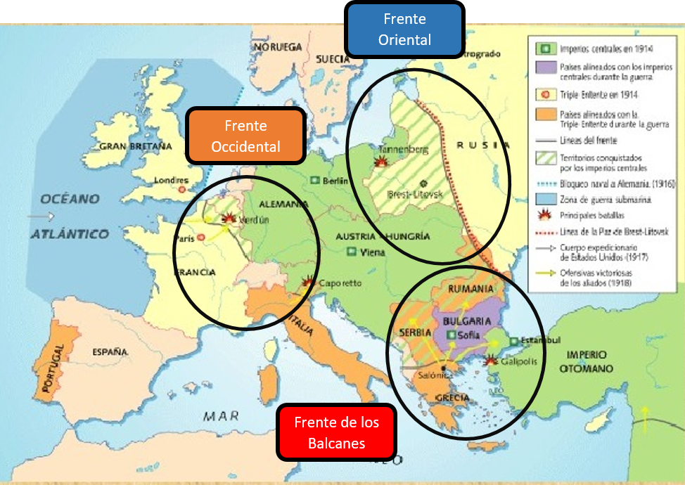 Primera Guerra Mundial: marzo 2019