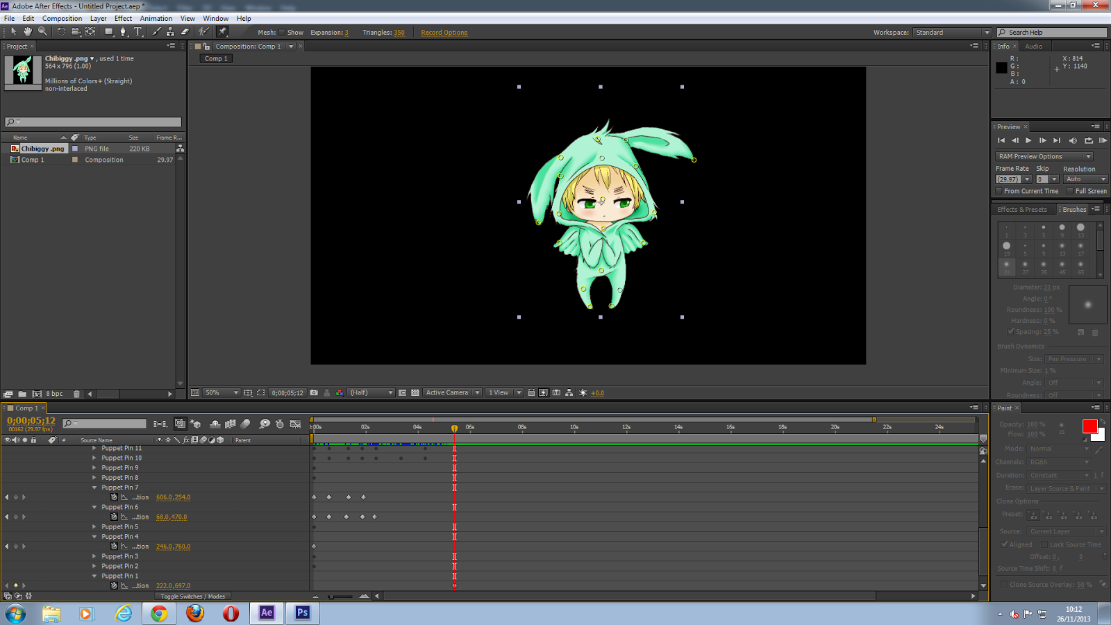 Material, Techniques and Processes: Animation: Journey to College