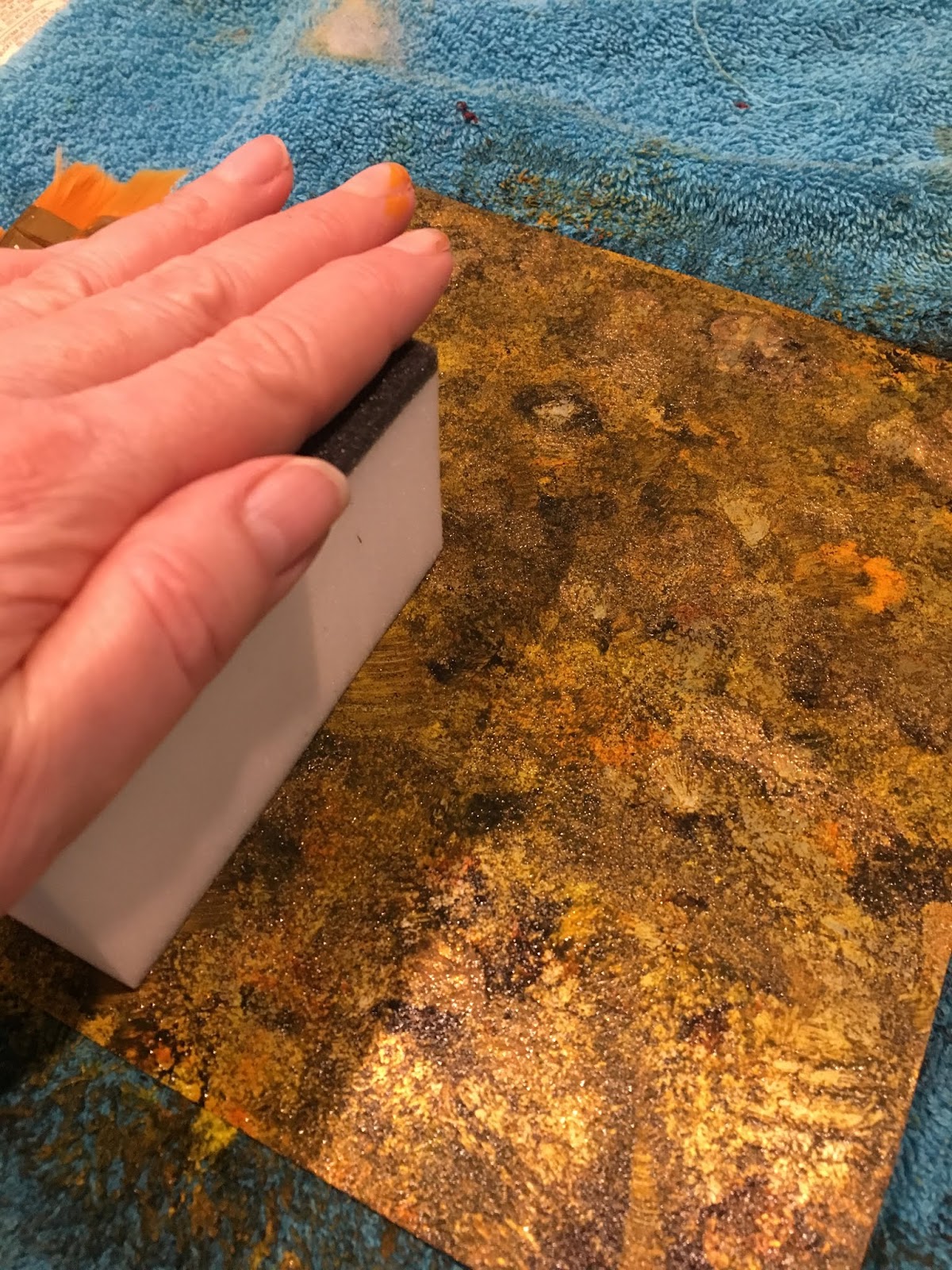 A Tray of Bliss: Homespun Things....DIY Faux Tortoishell painted finish ...