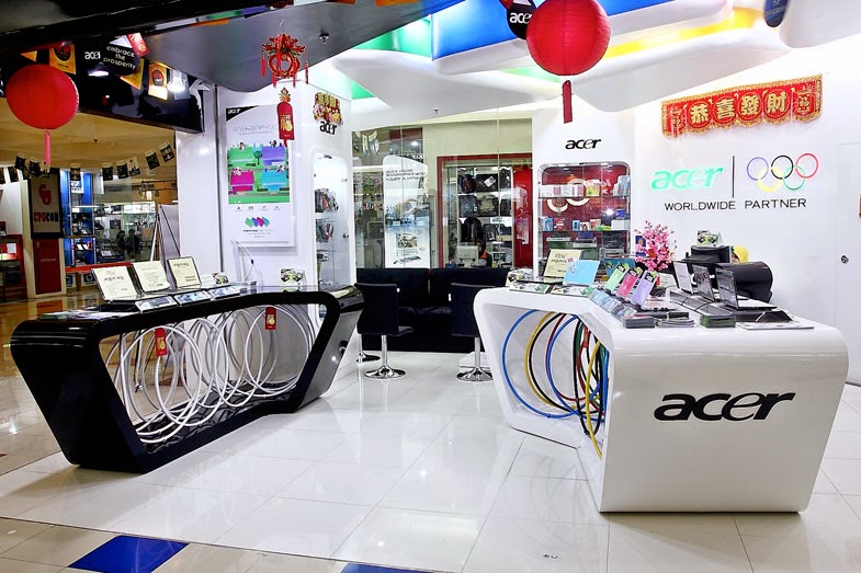 ADS Artwork Portfolio: Design for Acer Retail Store at Plaza Matarram
