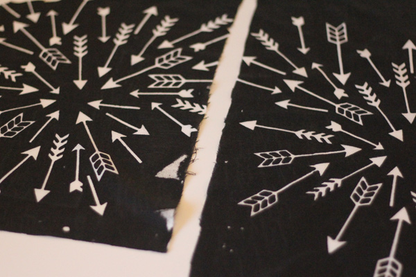 how to screenprint on fabric - see kate sew