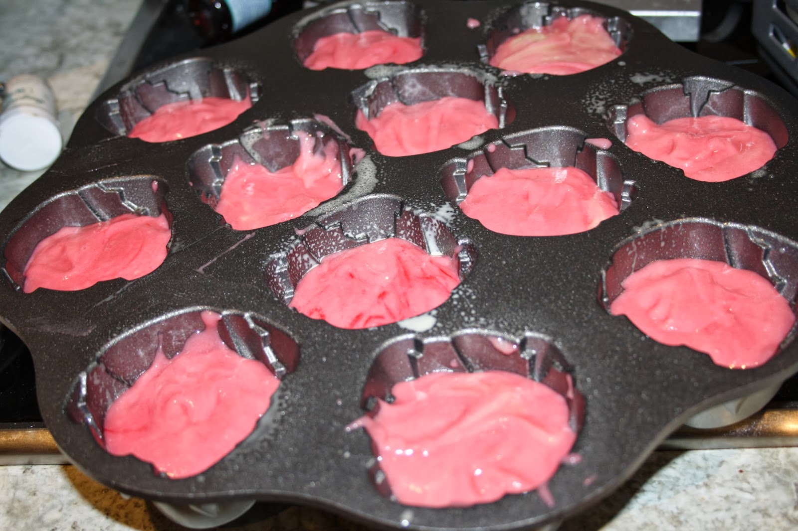 Caroline Makes....: Rosewater Mini Rose Bundt Cakes