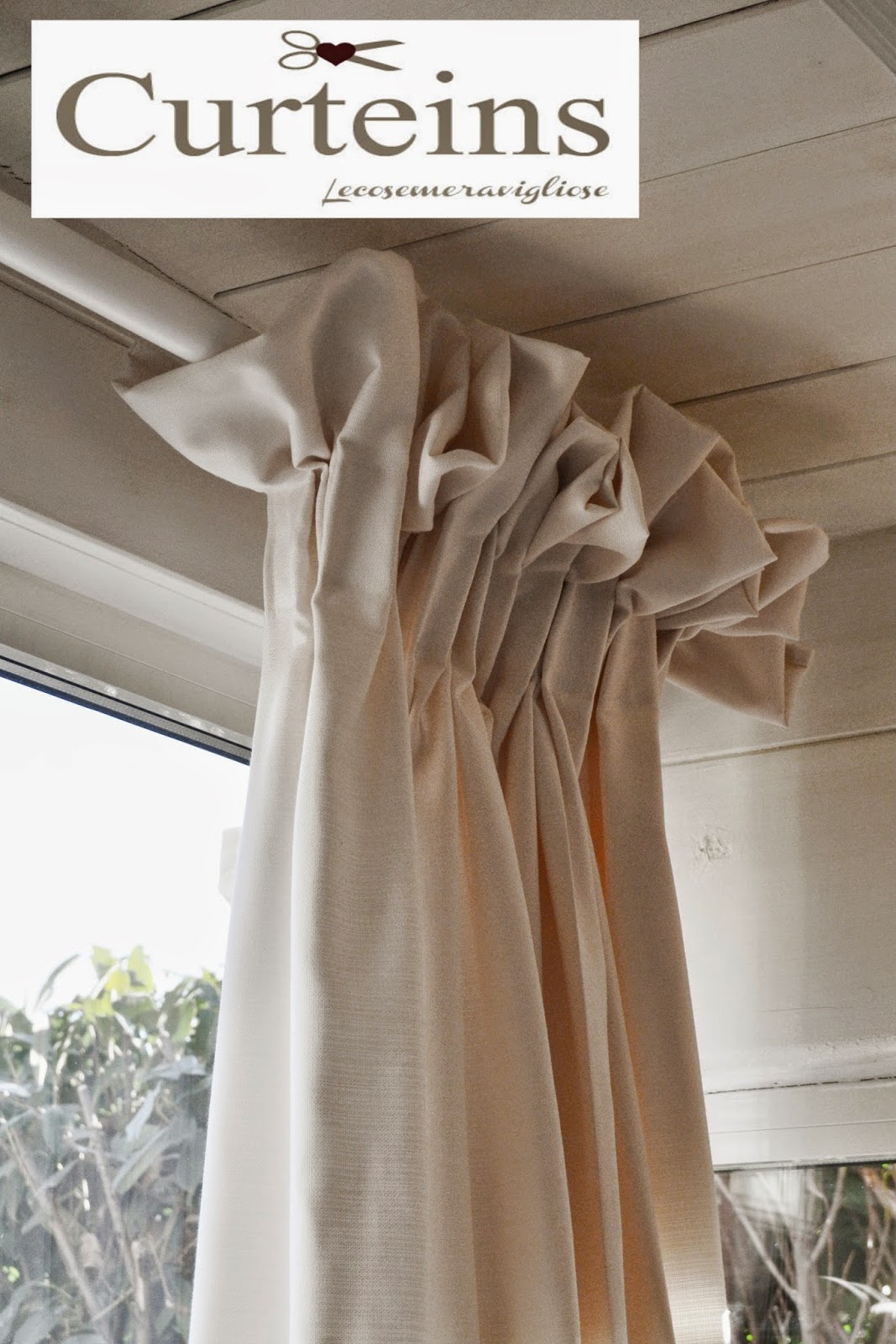 lecosemeravigliose Shabby e country chic passions: Tende Shabby chic