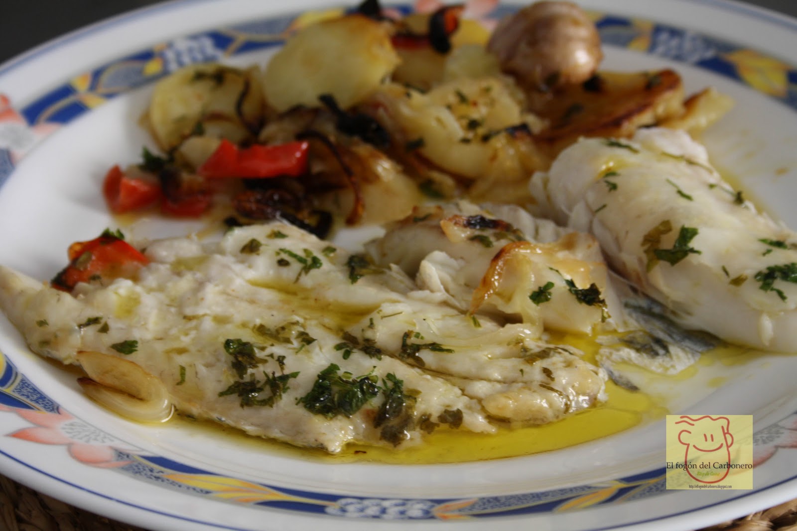 El fogón del carbonero: MERLUZA AL HORNO