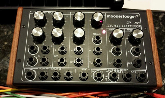MATRIXSYNTH: Modular MOOG Electric Blue Voyager SN EB0832 with CP-251 ...