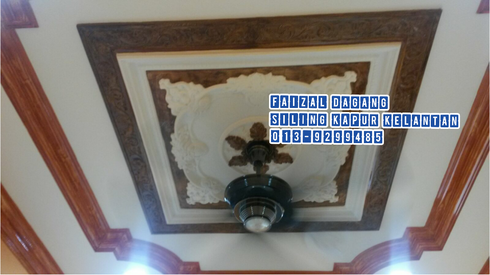 SILING KAPUR DI KELANTAN : SILING KAPUR / PLASTER CEILING MODEN