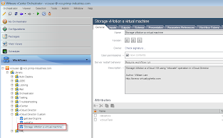 Performing A Storage vMotion in vCloud Director Using vCO