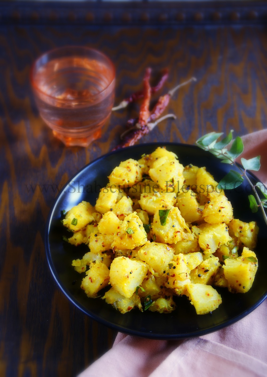 Shab's Cuisine: Kappa Masala (Spiced up Cassava/Tapioca/Kolli kizhangu)