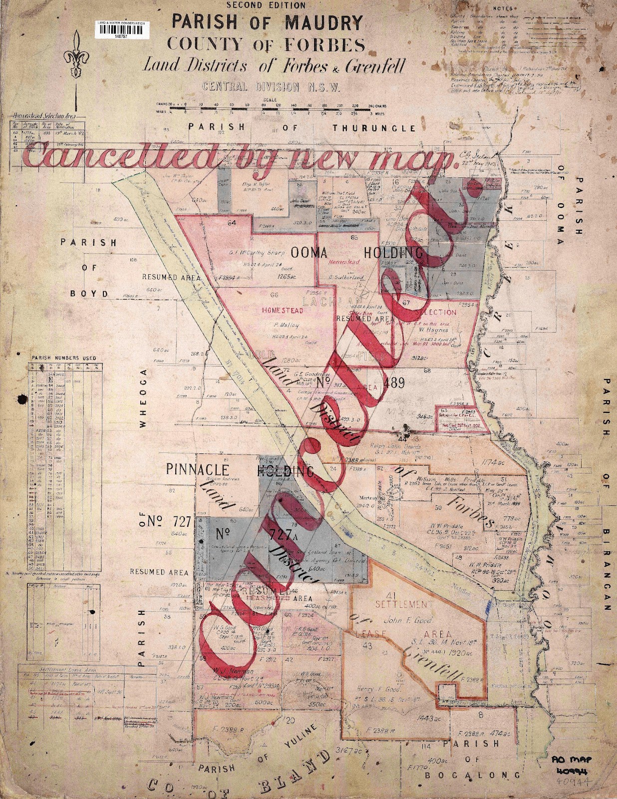 Pinnacle, New South Wales: Old Maps of the Parish of Maudry