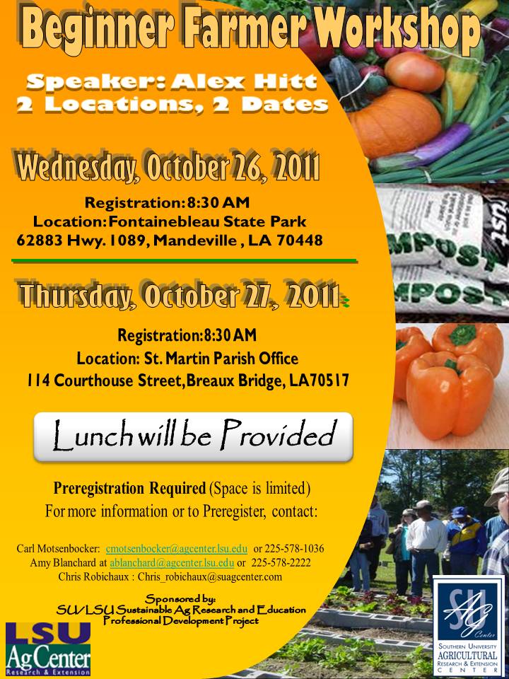 Southern University Ag Center and College of Agriculture: Beginner ...