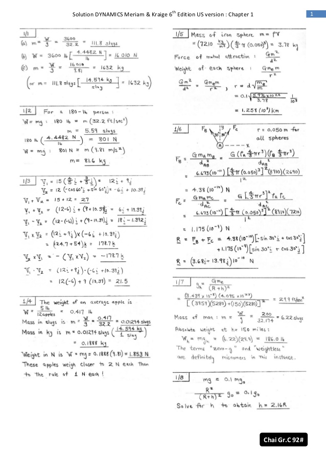 Buku Teknik Mesin: Solution Manual Engineering Mechanics Dynamics Sixth ...
