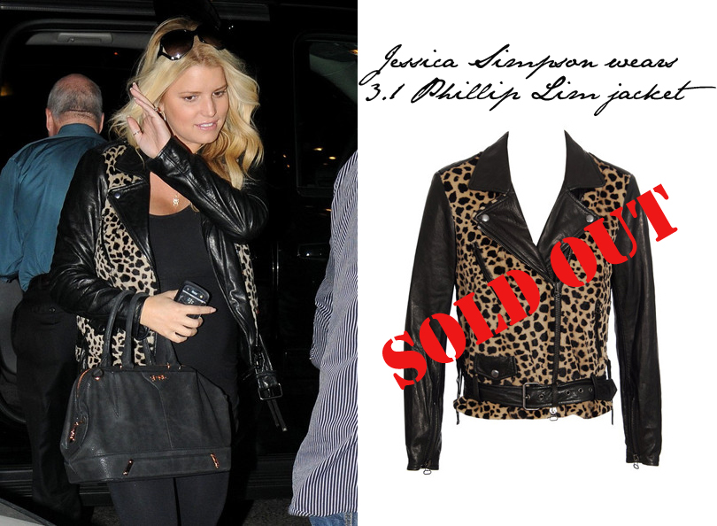 Jessica Simpson motorcycle chic for less - Emily Jane Johnston