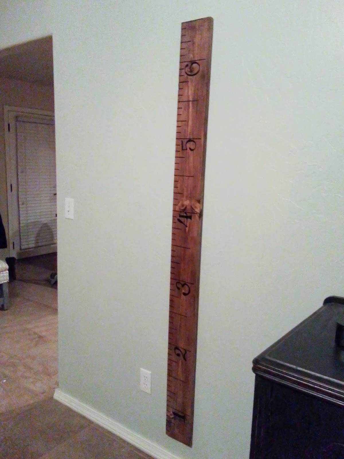Imperfectly Imaginable : DIY oversized growth ruler and Duvet winner!