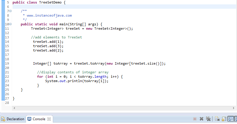 Java Program To Convert Treesrt To An Interger Array Instanceofjava 5324