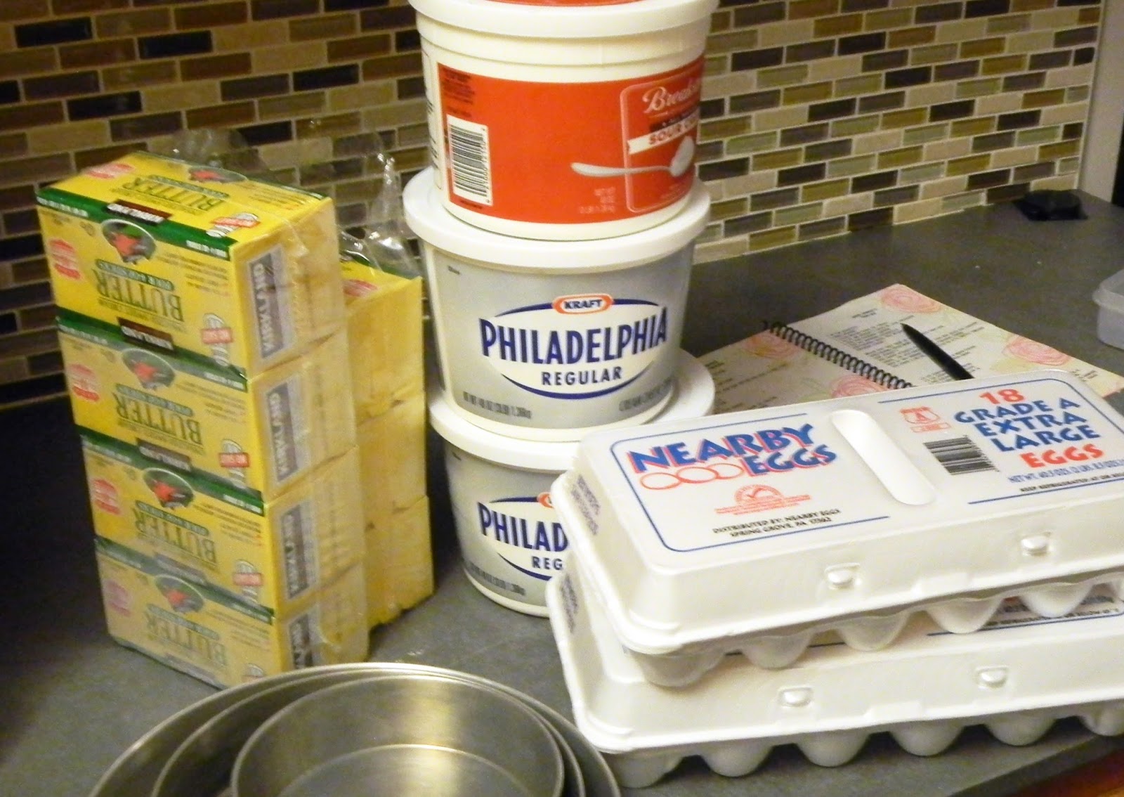 Baking For Robby: Tiered Spumoni Cheesecake