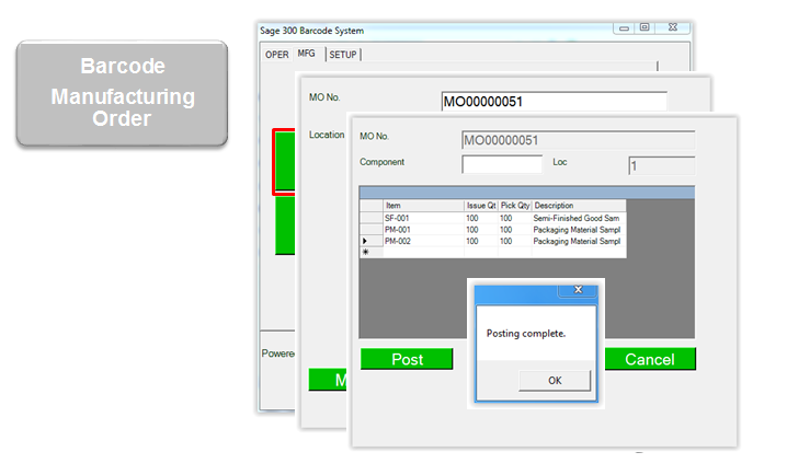 CAREWARE-ERP: Introducing SAGE 300 ERP- Barcode for Manufacturing & Operation