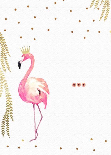 Invitation flamingo - templates to edit and print for free - My Best Partys