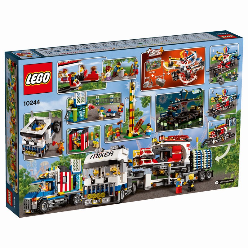 LEGOs® Brasil: LEGO Creator 10244 Expert Fairground Mixer - Lançamento ...