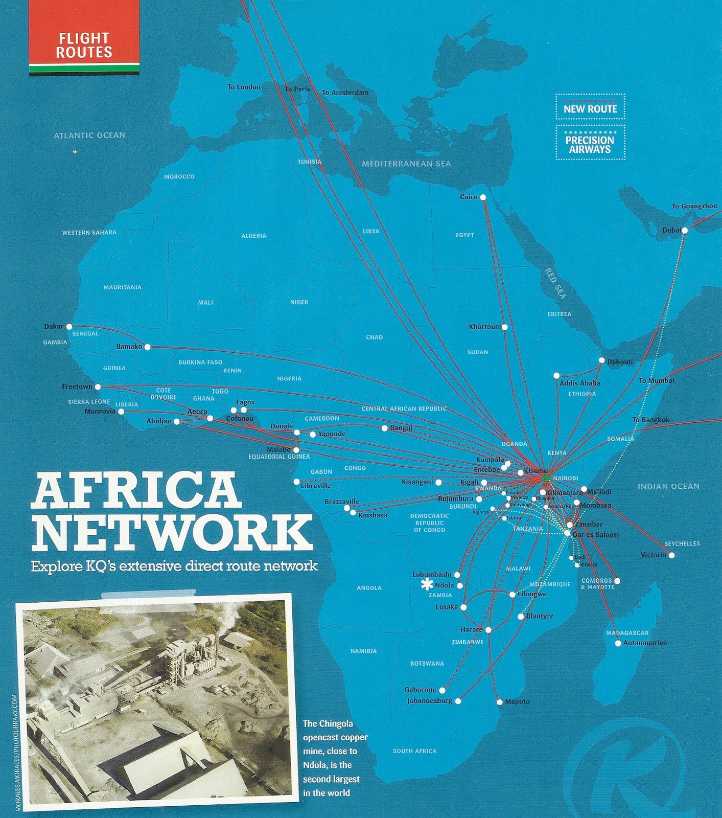 The Timetablist: Kenya Airways: The African Network, mid-2010