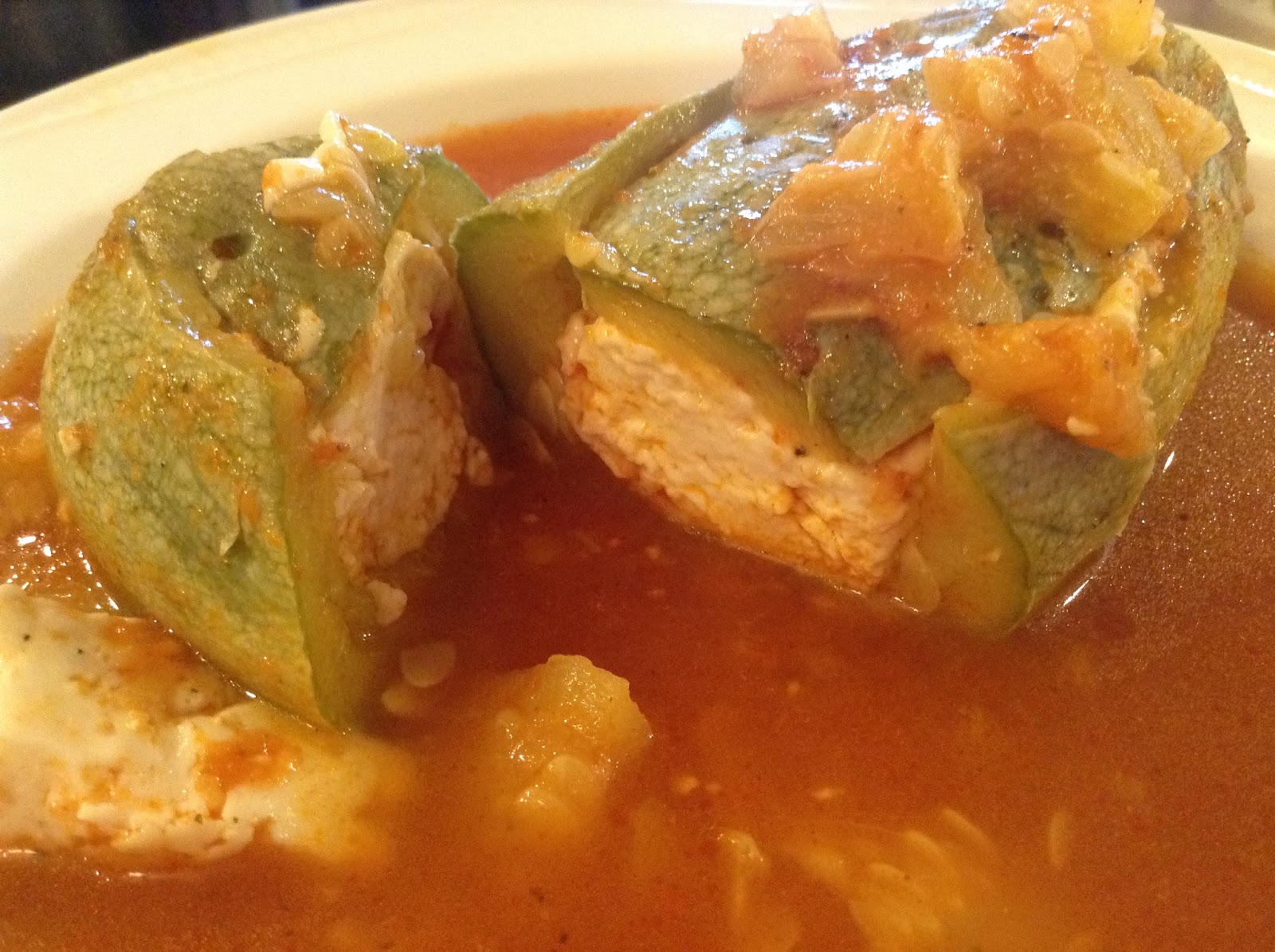 vive la vida: CALABACITAS RELLENAS DE QUESO