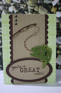 redheaded crafter: You're a Great Catch Card