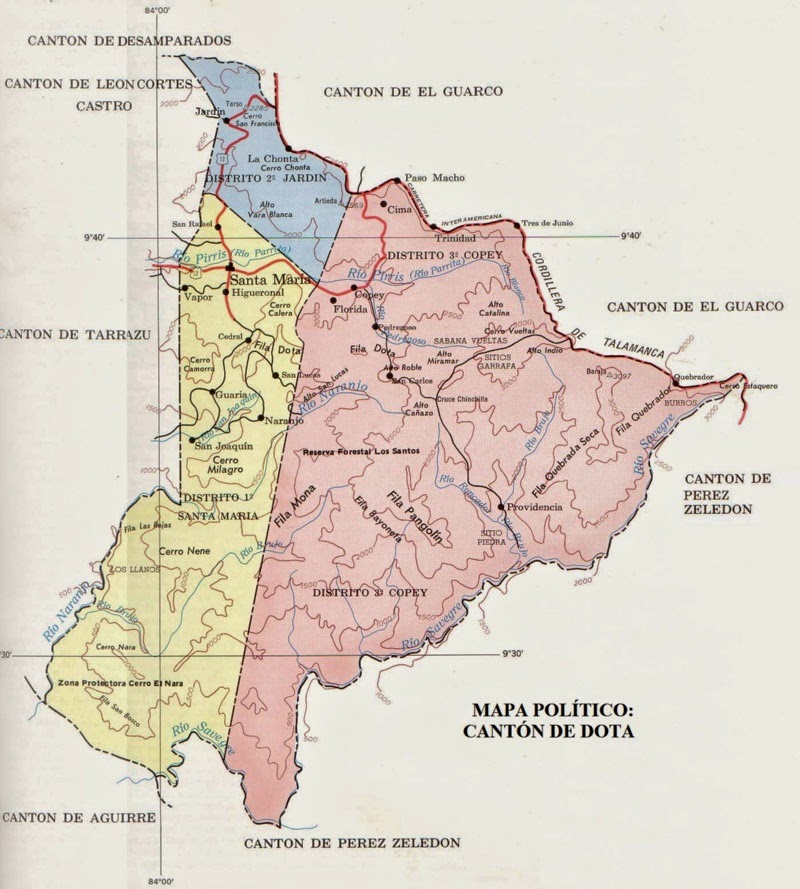 MAPAS DE: Dota. Canton N° 17 de San Jose