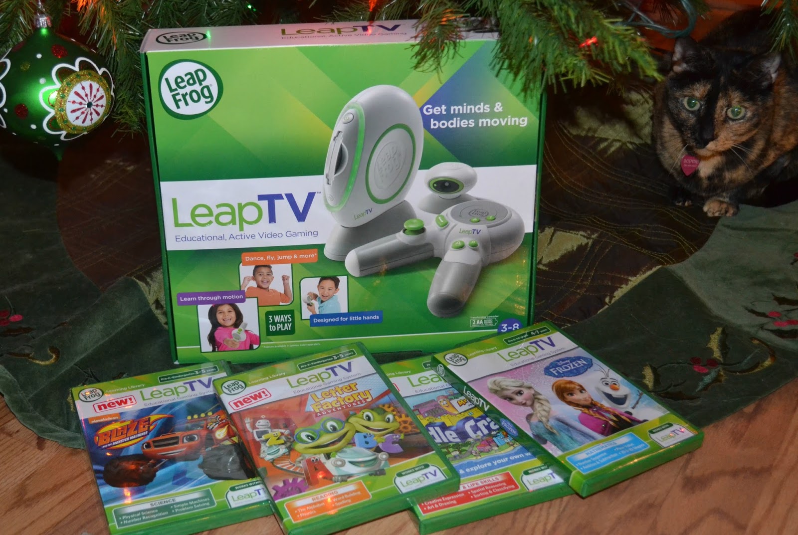 Learning and Moving with LeapTV from LeapFrog - Building Our Story