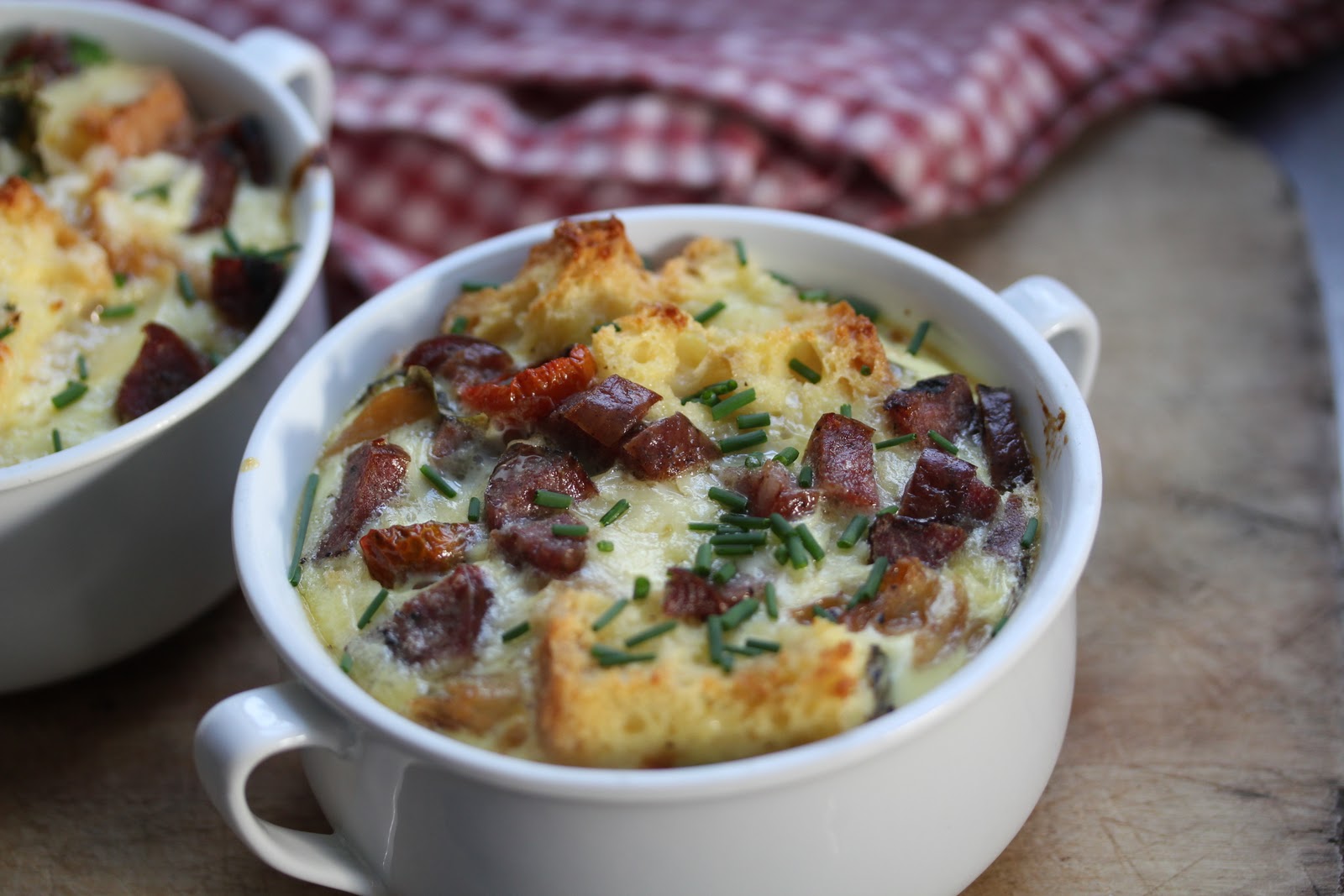 Madame Fromage: Cheddar Breakfast Bread Pudding