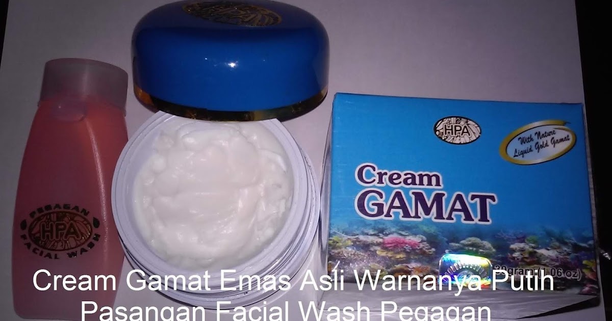 Cream Gamat Emas Pemutih Wajah Harga Murah | Info Saja