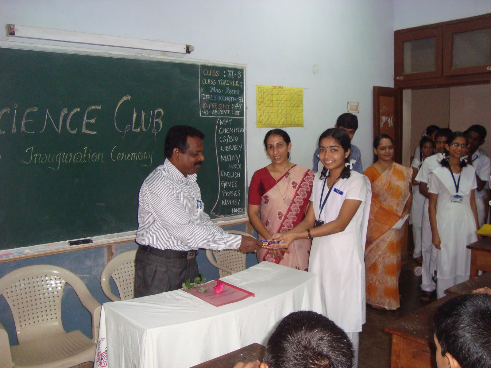 Think With No Limits! Science Club: Science Club Inauguration