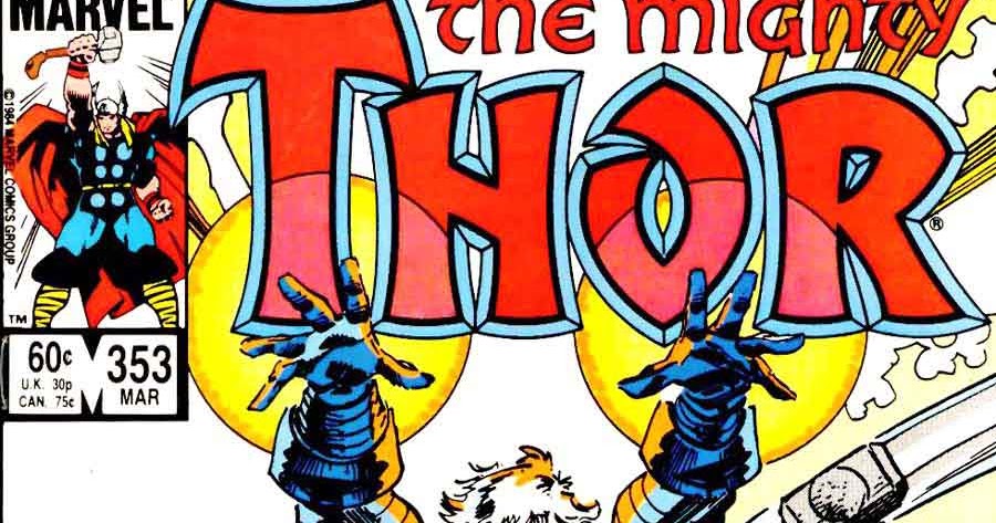 Thor #353 - Walt Simonson art & cover - Pencil Ink