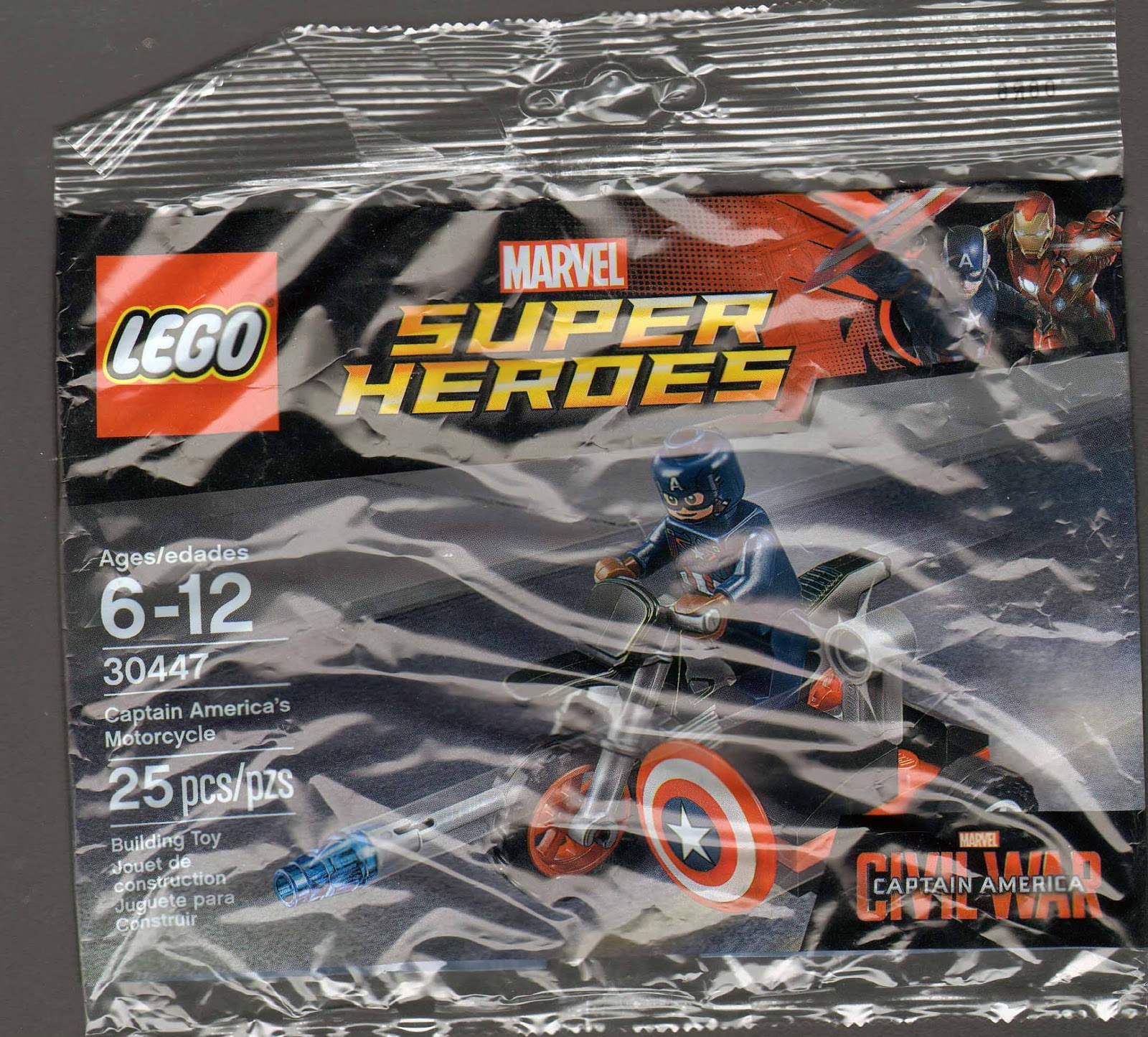 The Minifigure Collector: Capt America Civil War Polybag