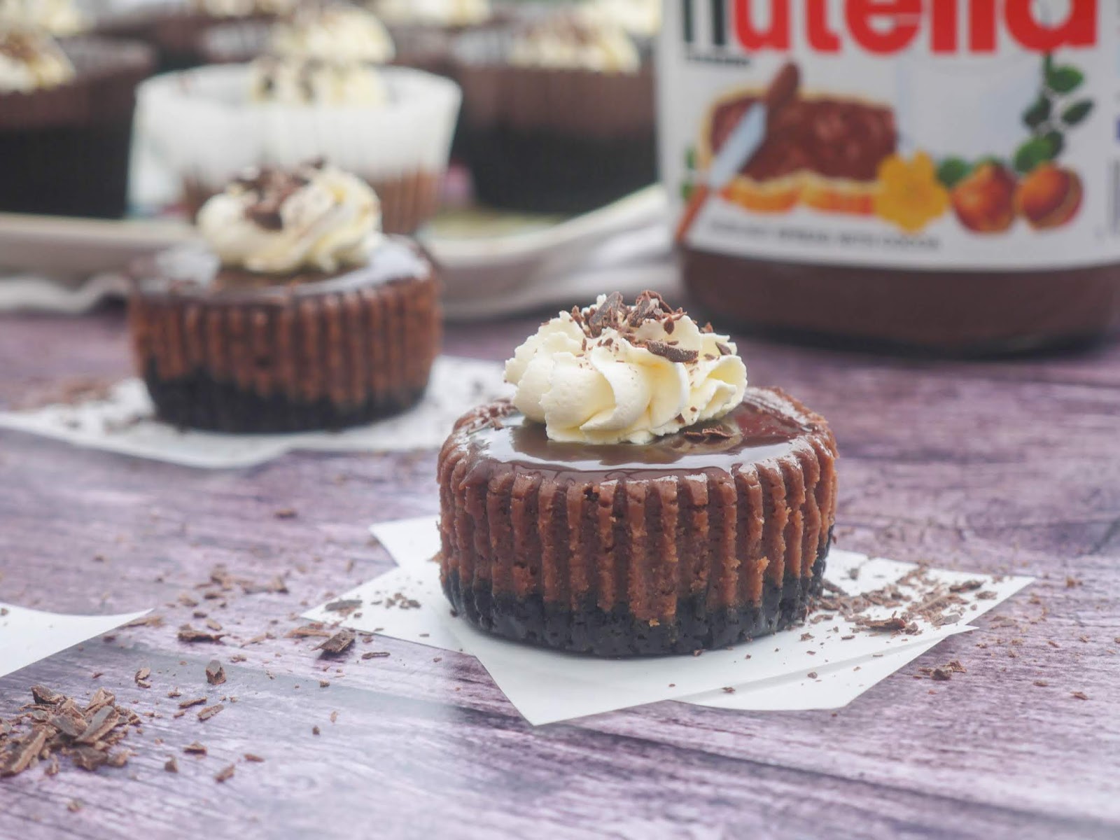Mini Nutella Cheesecake