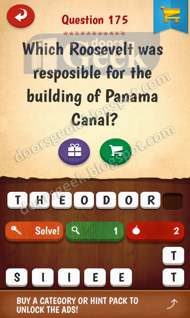 The American Quiz - Level 175 ~ Doors Geek