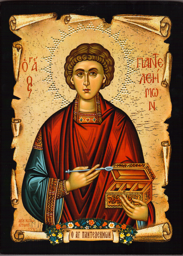 Saint Panteleimon, the Holy Great Martyr and Unmercenary Healer (July ...