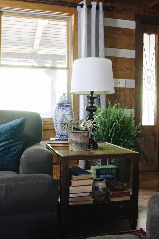 Bold & Eclectic Log Cabin Living Room | The Big Reveal | One Room ...