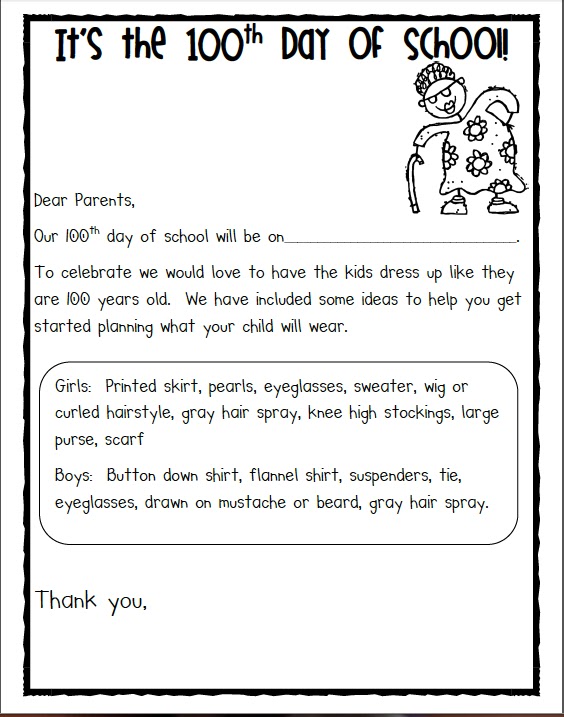Tales From a K-1 Classroom: 100th day of School