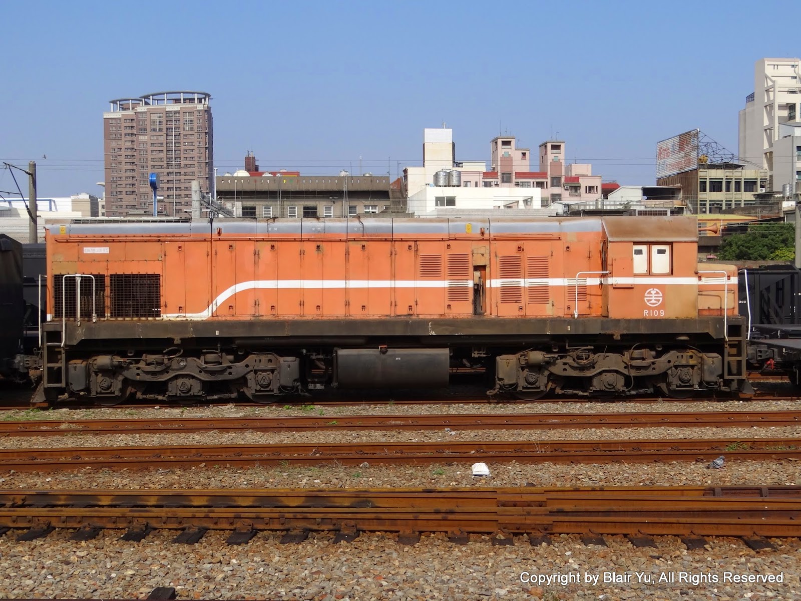 Blair's 鐵道攝影: R109柴電機車 / TRA R109 Diesel-electric Locomotive